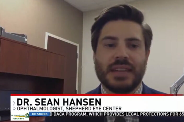 Dr Sean Hansen from Shepherd Eye Center talks to NBC News 3 about ...