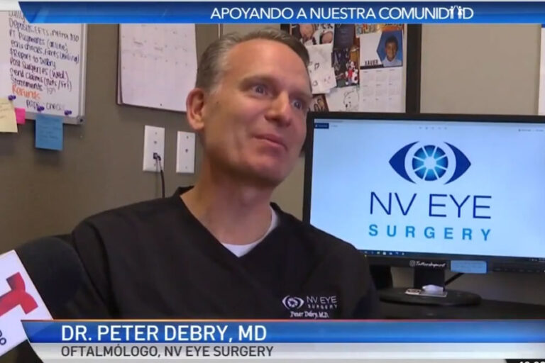 Dr Peter DeBry from NV Eye Surgery talks to Telemundo Las Vegas about ...