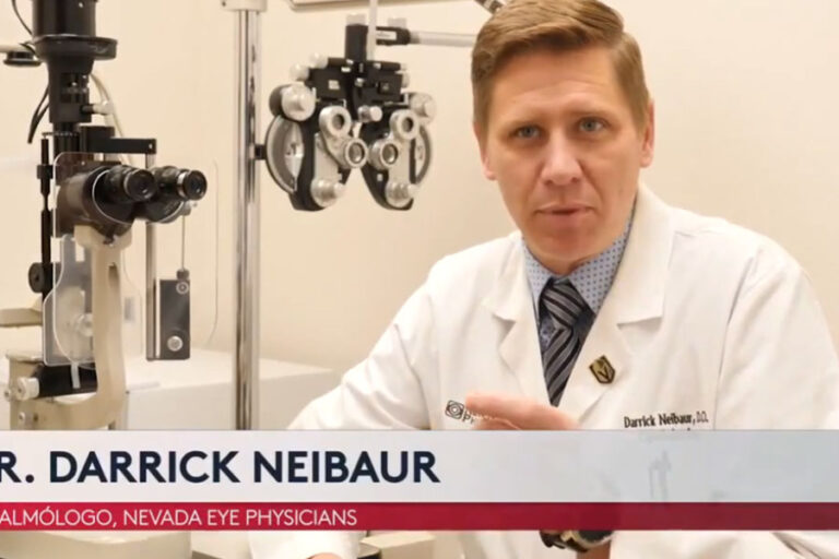 Dr Darrick Neibaur from Nevada Eye Physicians talks to Univision Nevada ...