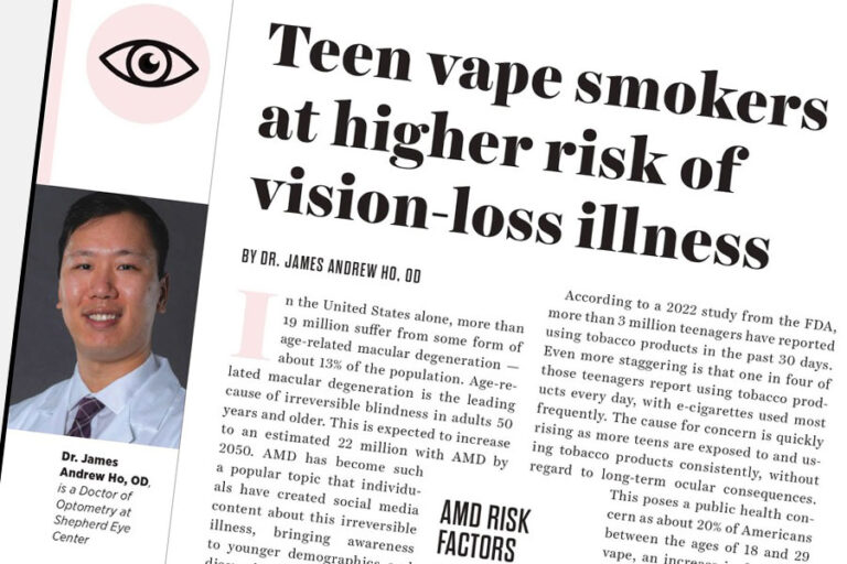 Dr. Andrew Ho from Shepherd Eye talks about the correlation between ...